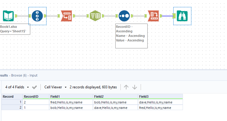 Solved: Run the same workflow on number of fields (columns... - Alteryx Community