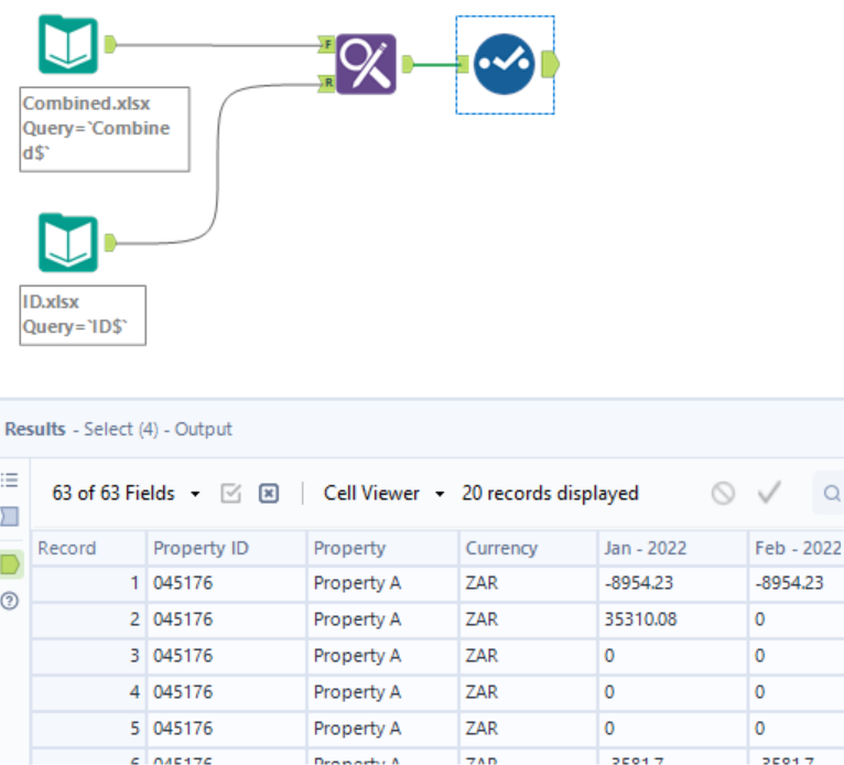 Joining columns from different datasets - Alteryx Community