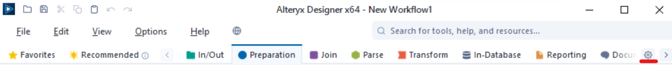 Solved: My Create Sample icon is missing from the menus - Alteryx Community