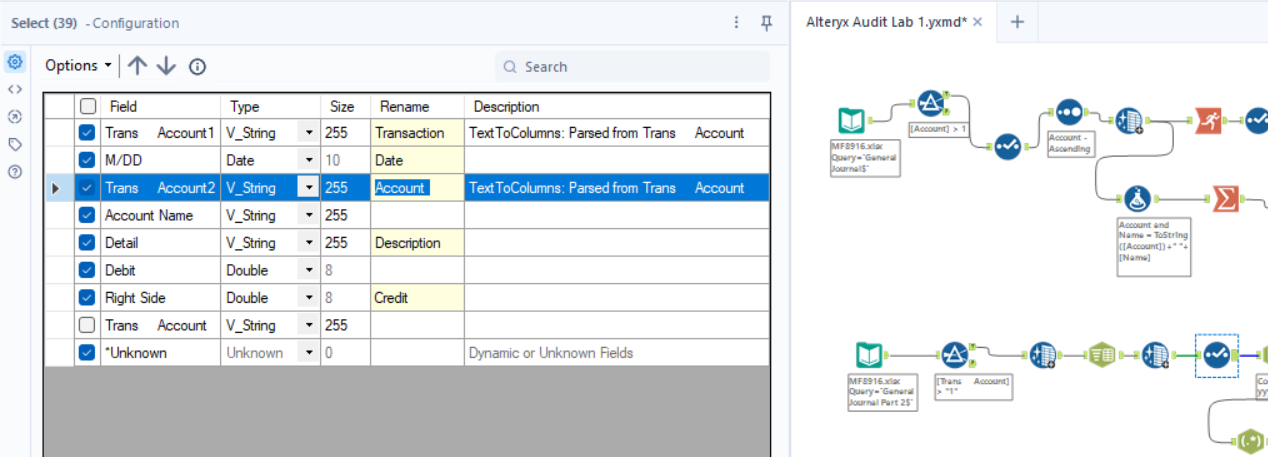 Solved: How to fix Null on Account Number Column - Alteryx Community