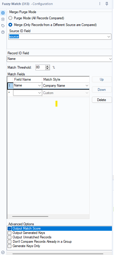 Fuzzy Match with two columns - Alteryx Community