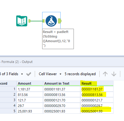 Solved: Convert number to text ( Text Function in Excel ) - Alteryx Community