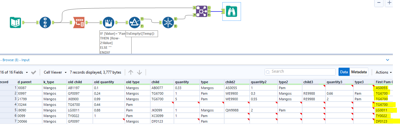 Solved: Pick first item of each row - Alteryx Community
