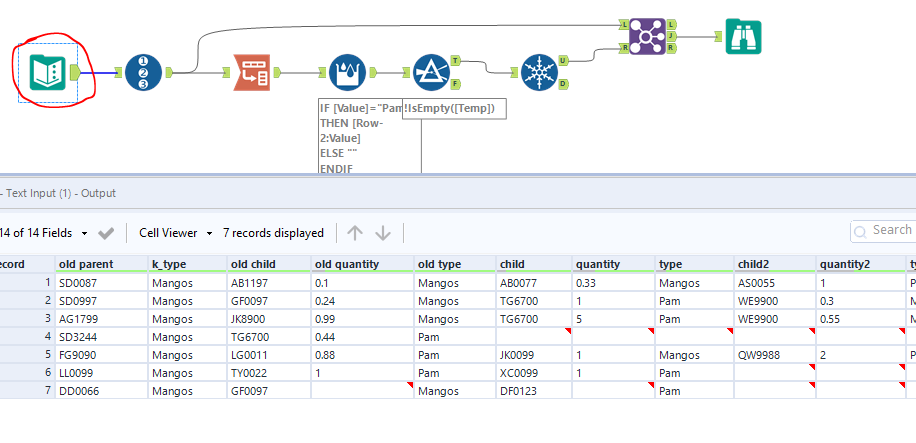 Solved: Pick first item of each row - Alteryx Community