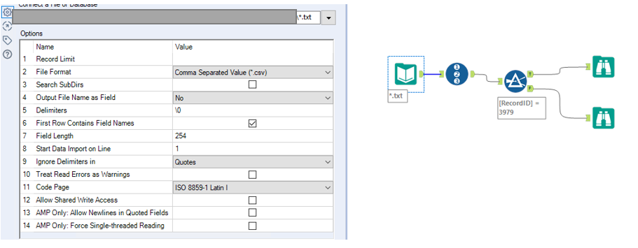Text Input File Has Too Many Fields In Record Erro Alteryx Community