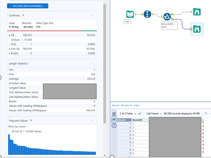 Text Input File Has Too Many Fields In Record Erro Alteryx Community