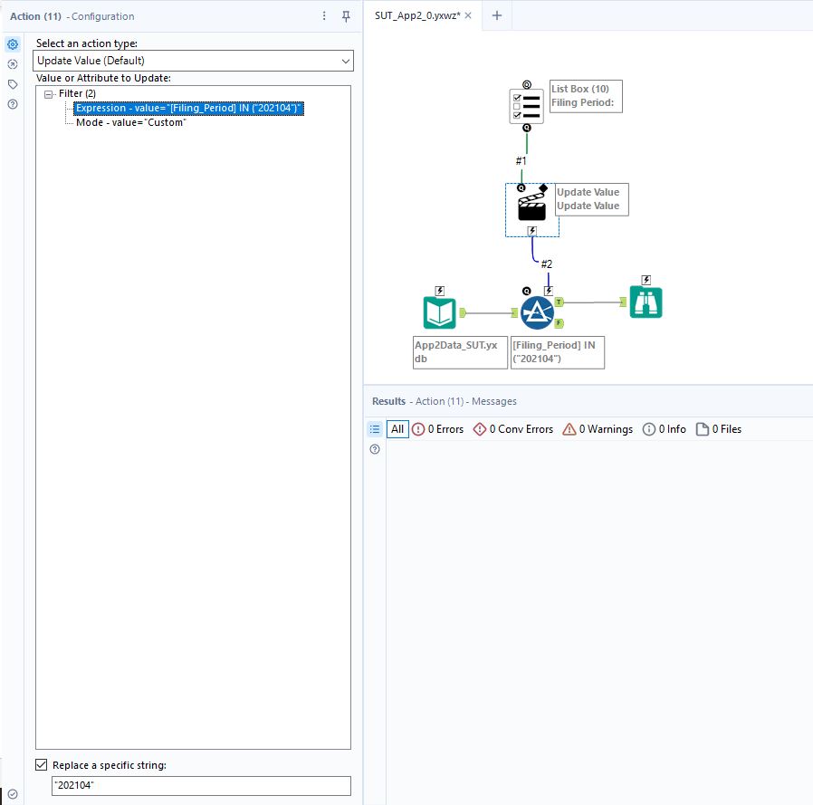 Solved: List Box Isn't Passing Value to Filter - Alteryx Community