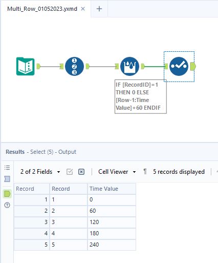 Solved Create A New Column In Workflow That Increases Val Alteryx Community