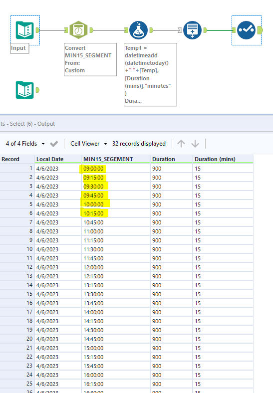 Solved: Data (time) slicer - Alteryx Community