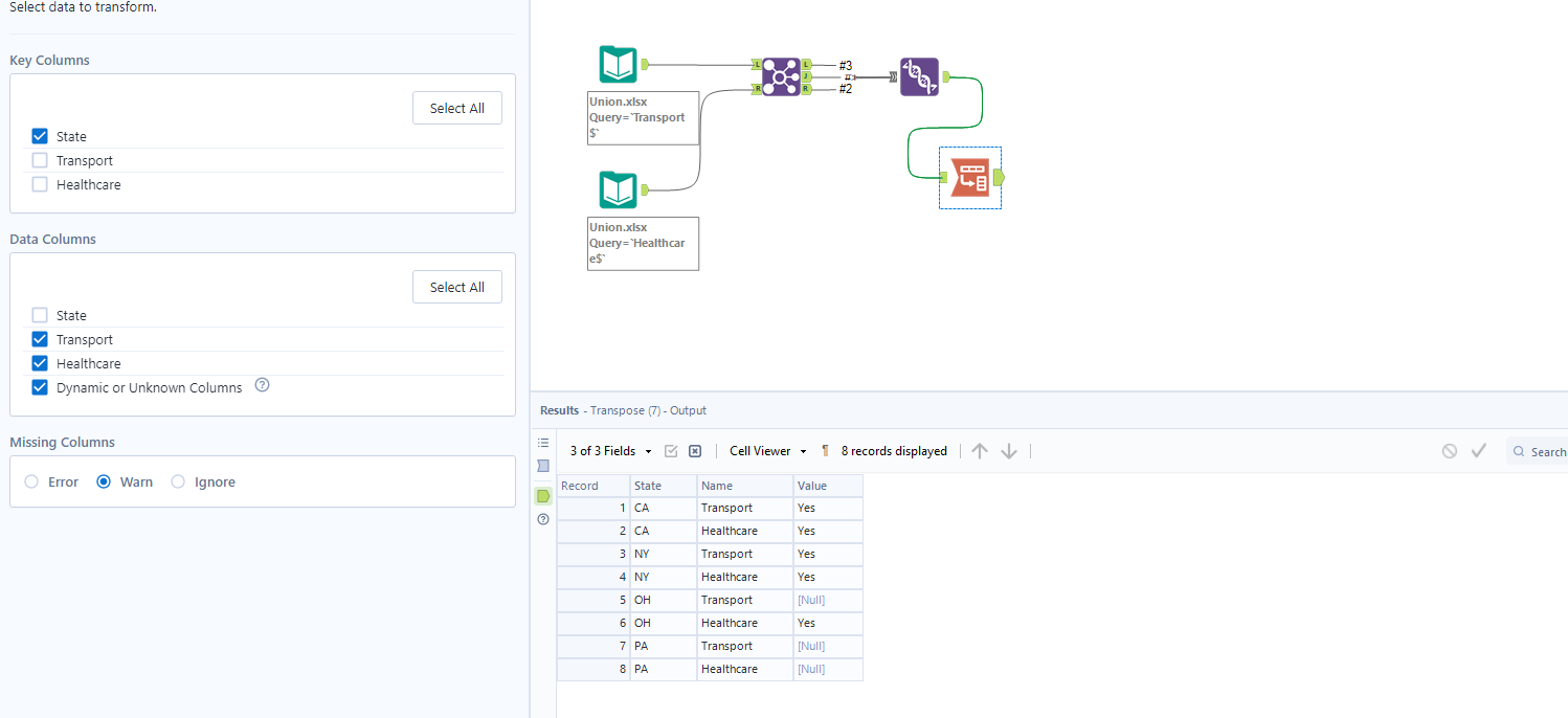 Solved: Union and Data formatting - Alteryx Community