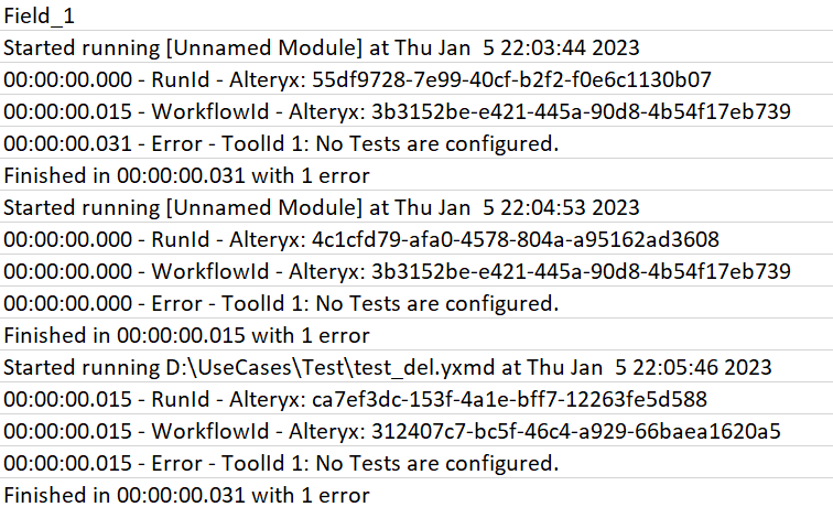 Finding the error of which workflow - Alteryx Community