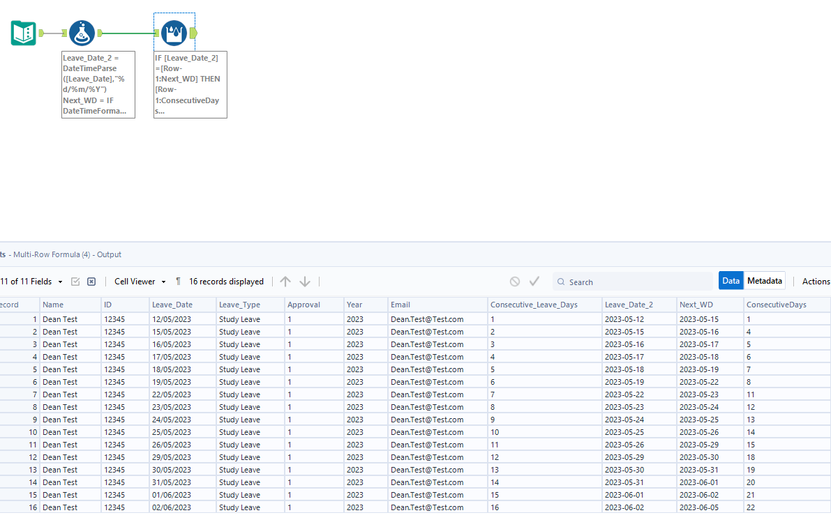 Solved Getting A Count Of Consecutive Days Alteryx Community 7245