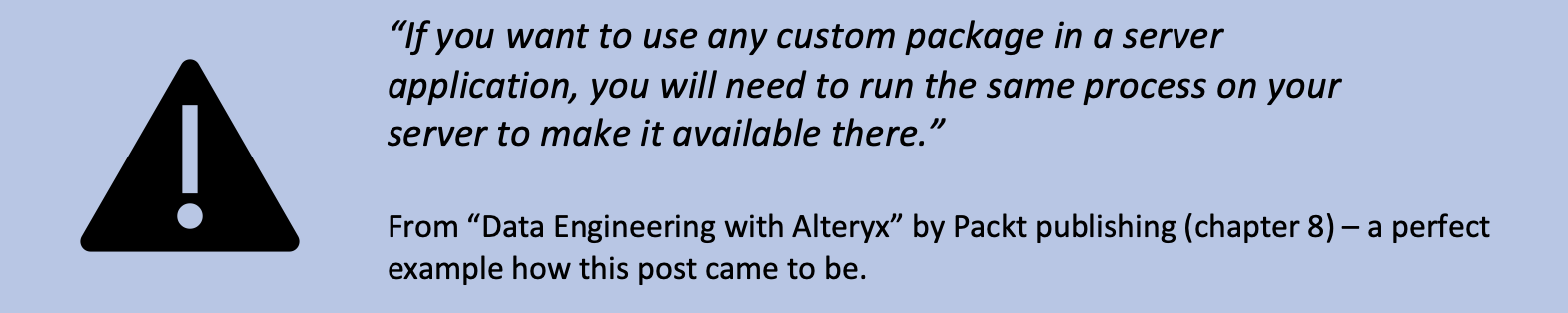 Using Alteryx and R in Designer and Server: Instal... - Alteryx Community