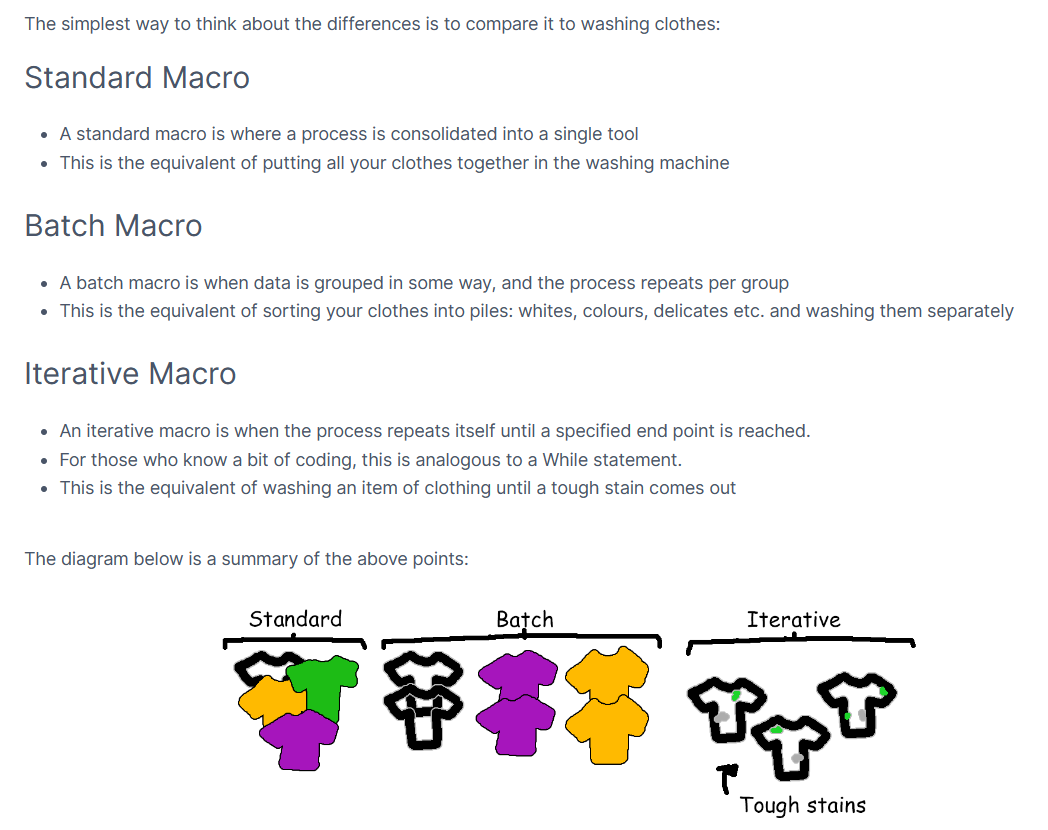 Why use a batch macro - Alteryx Community
