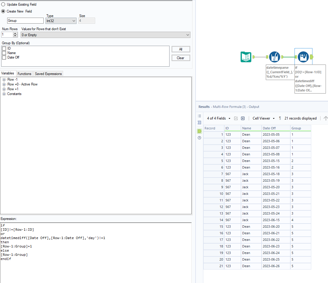 Solved: Grouping and Assigning an ID - Alteryx Community