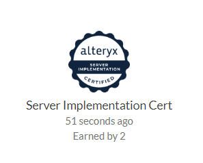 Introducing the Alteryx Server Implementation Cert... - Alteryx Community