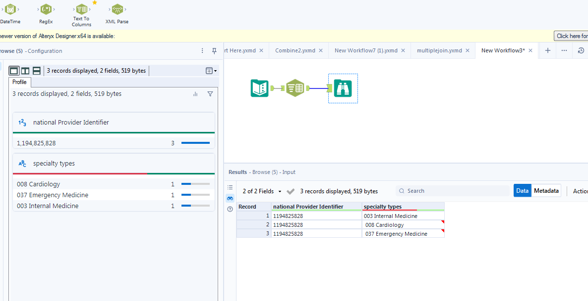 Find matches in one column and combine data from a... - Alteryx Community