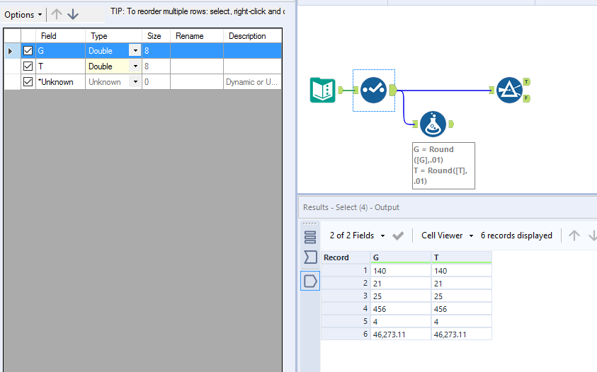 Solved: Number not matching, round off issue - Alteryx Community
