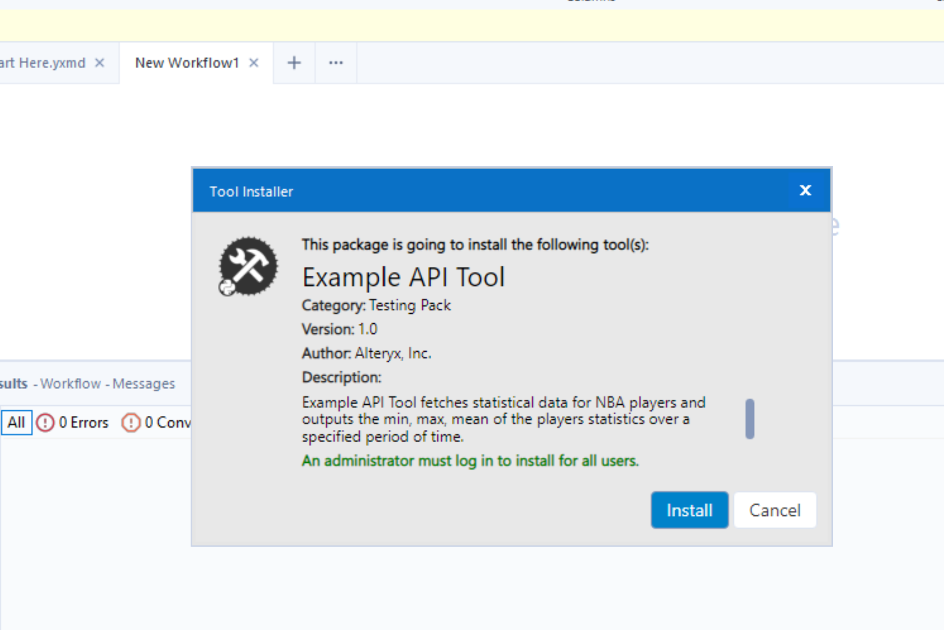 Create a Tool with an API Hit - Alteryx Community