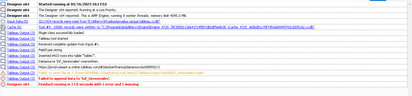 Tableau Output Tool - Alteryx Community
