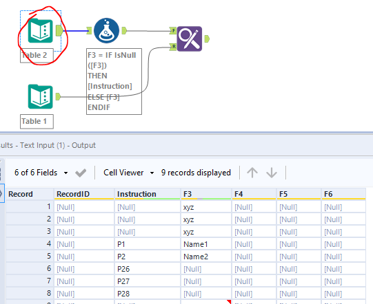 Solved: Completing table using values coming from a second... - Alteryx Community