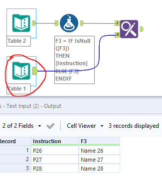 Solved: Completing table using values coming from a second... - Alteryx ...