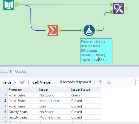 Summarize Tool for Open Items - Alteryx Community