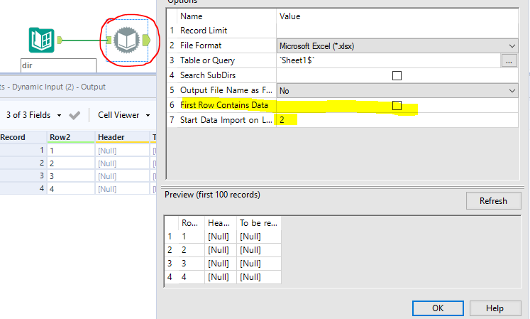 Solved: Second row as the header name - Alteryx Community