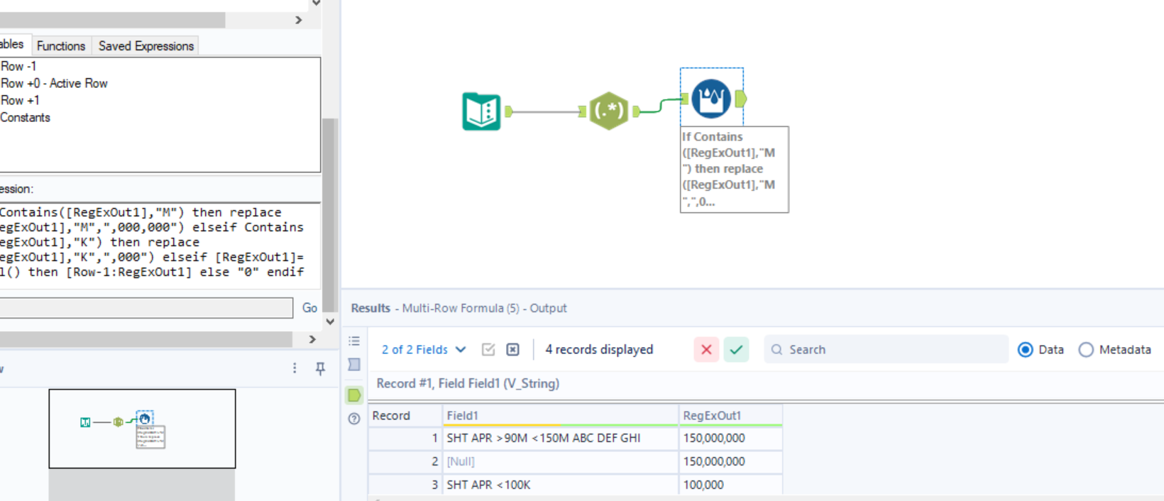 Solved: Value extraction and add to new column - Alteryx Community