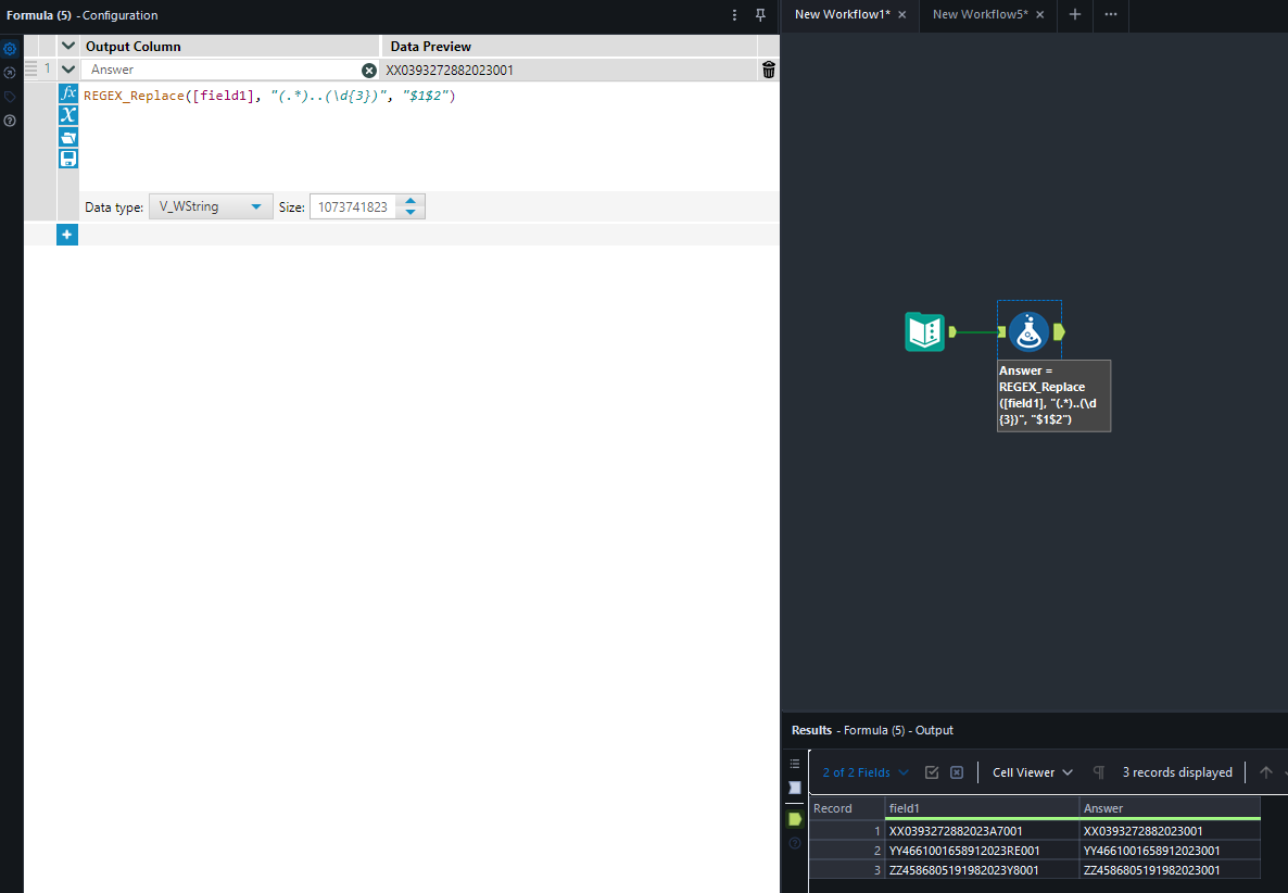 Solved: trimming characters based on lengh - Alteryx Community