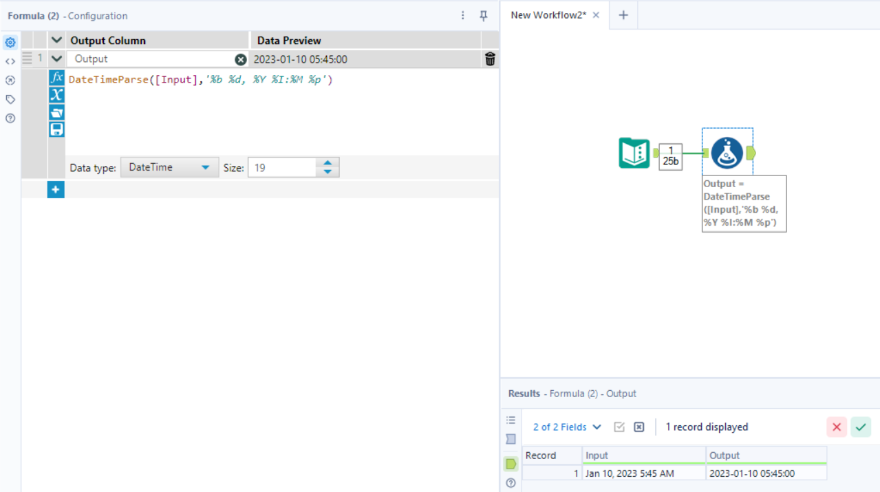 Date change from Jan 10, 2023 5:45 AM to Alteryx r... - Alteryx Community
