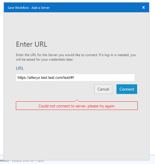 Connecting to Alteryx Server From Designer - Blank... - Alteryx Community