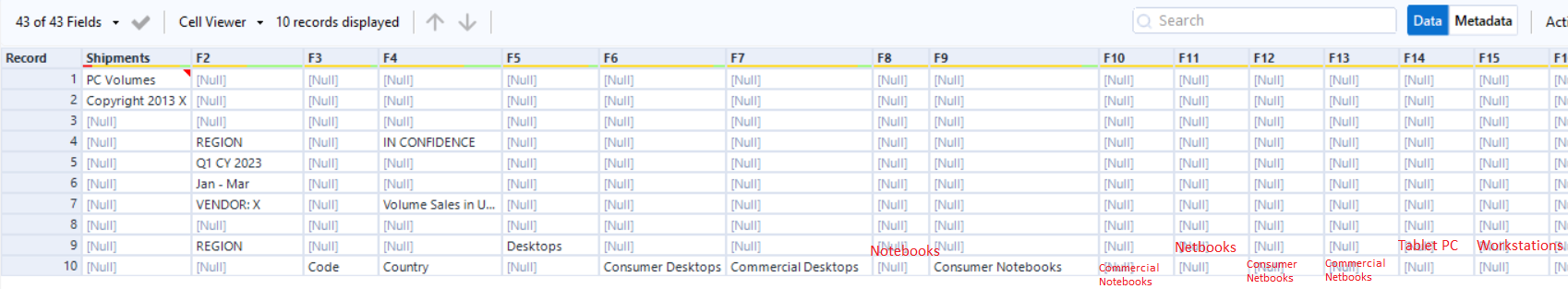 Solved Xls File Does Not Output All Columnsnames Of Colu Alteryx Community