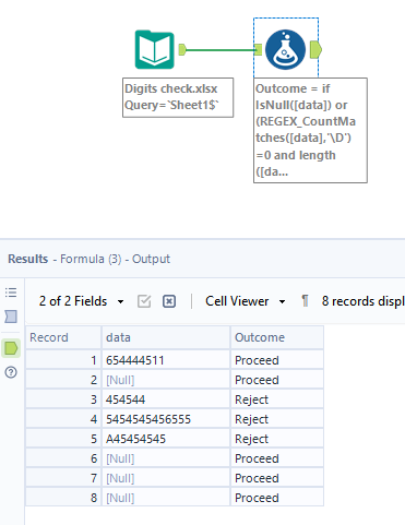 Solved: Check a field if its numeric or alphanumeric and ... - Alteryx Community