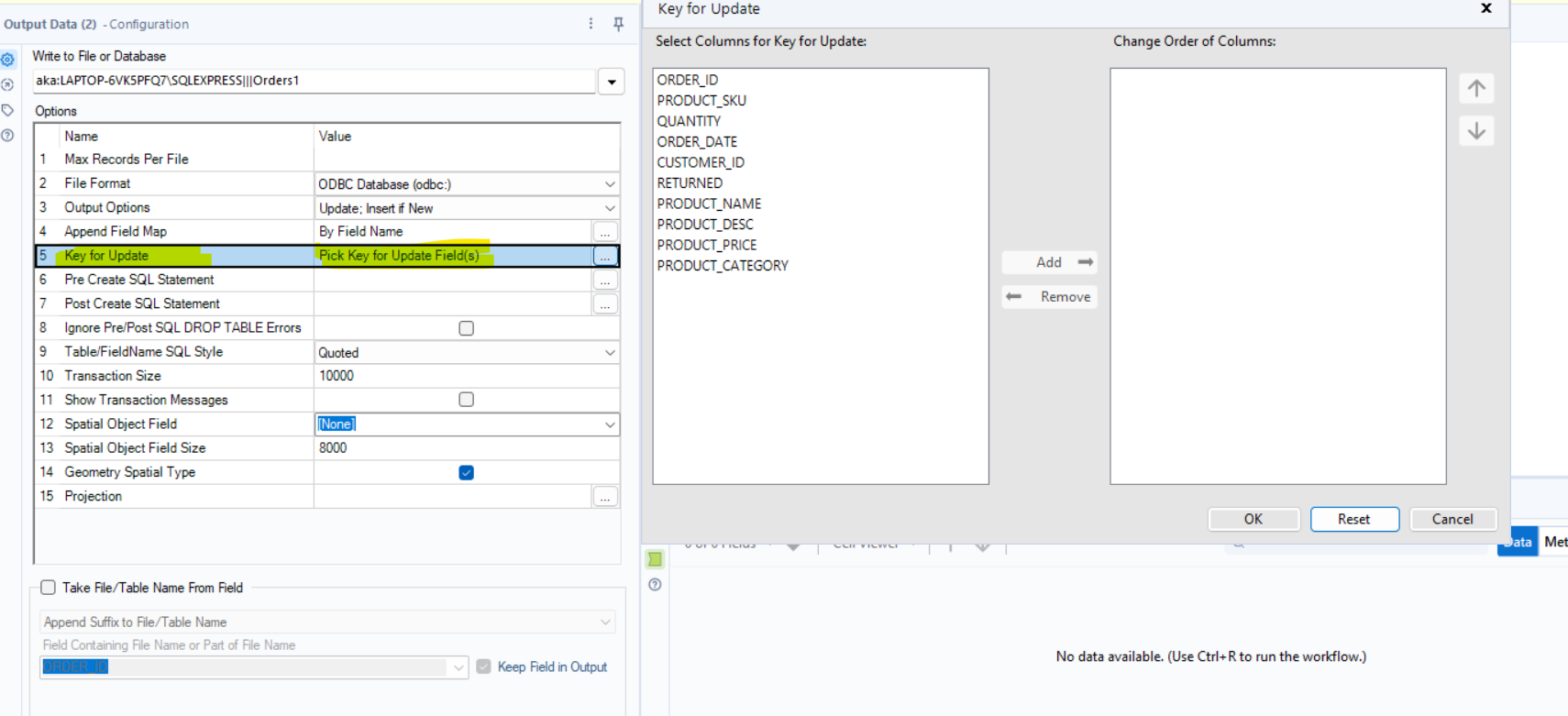 Solved: Inserting to mssql - update if new? - Alteryx Community