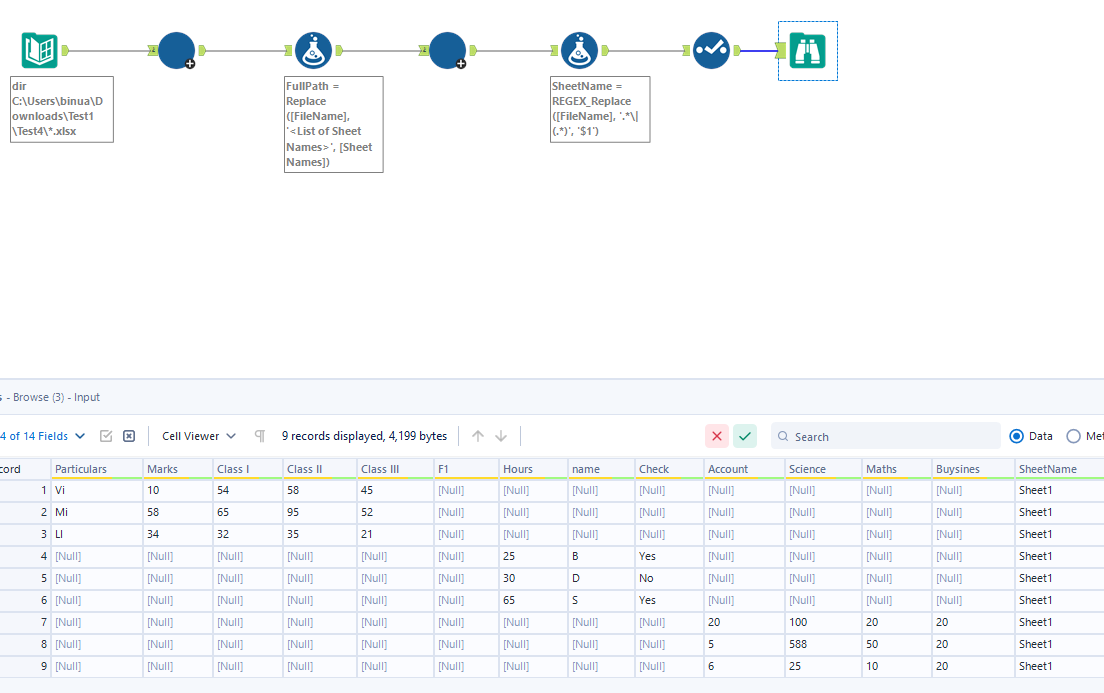 Output File Name as field, merge into one column - Alteryx Community
