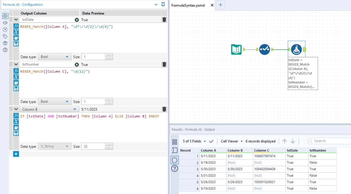 Alteryx Formula Syntax help - Alteryx Community