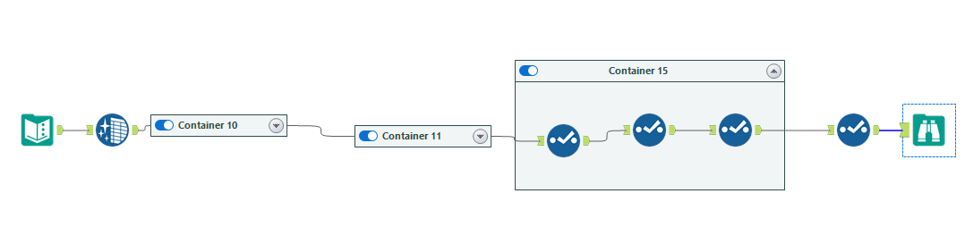 Closed Tool Containers are all open when saved wor... - Alteryx Community