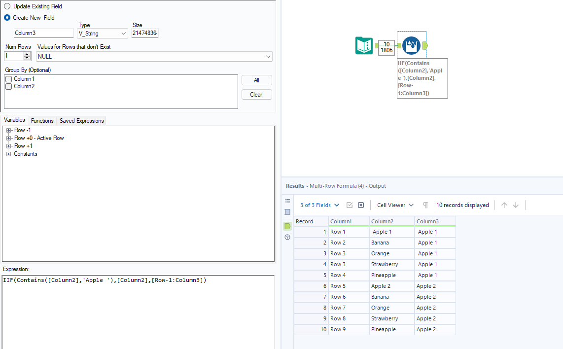 Solved: Copy and paste the Row data in column based on spe... - Alteryx Community