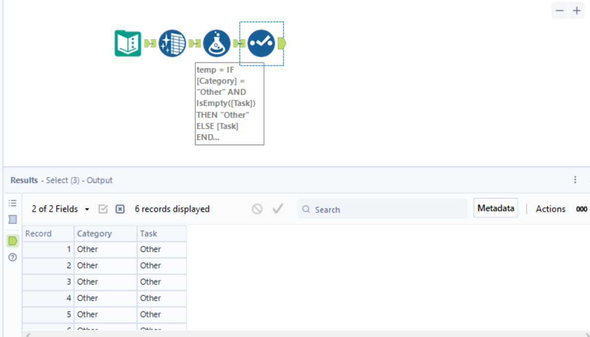 Solved: Formula to fill in blank cells if condition is met... - Alteryx ...