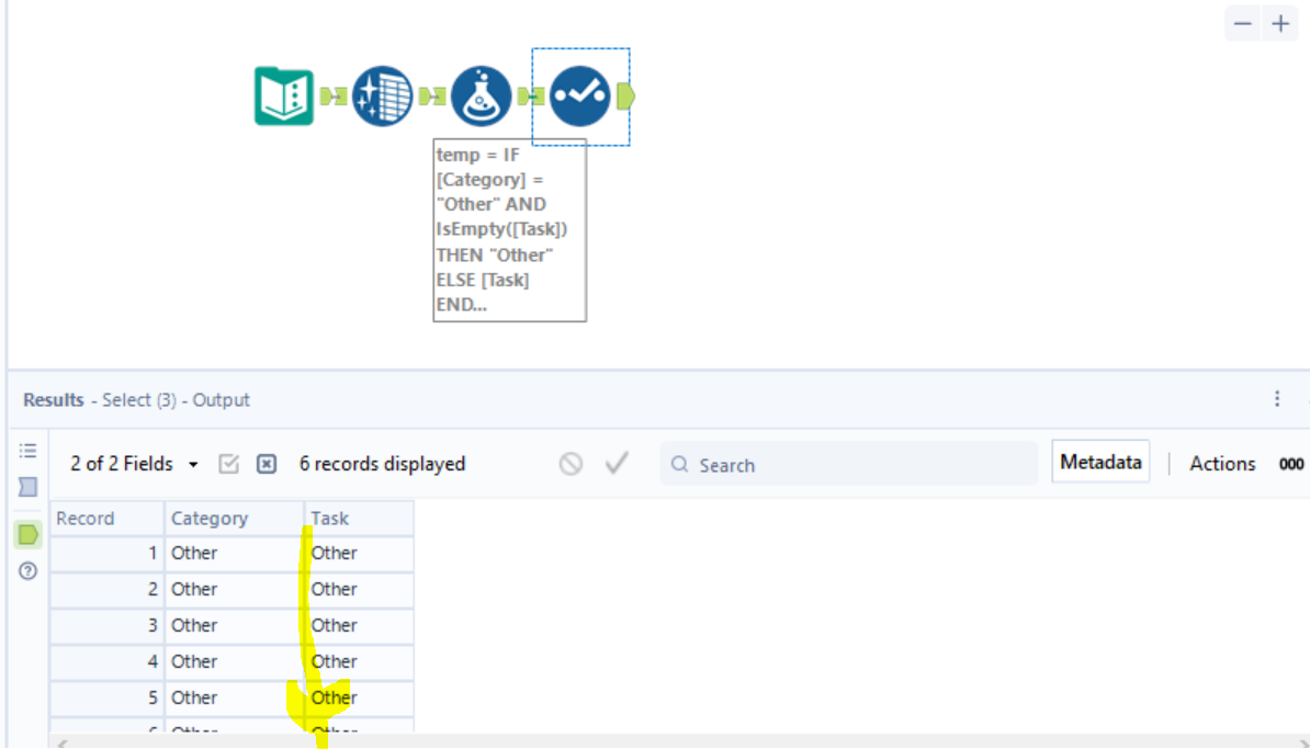 Solved: Formula to fill in blank cells if condition is met... - Alteryx Community