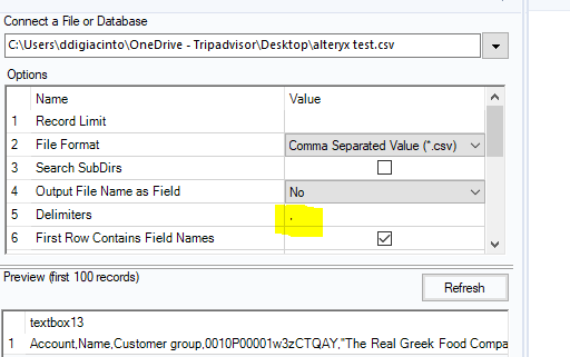 Solved: Separate delimiter CVS file - Alteryx Community