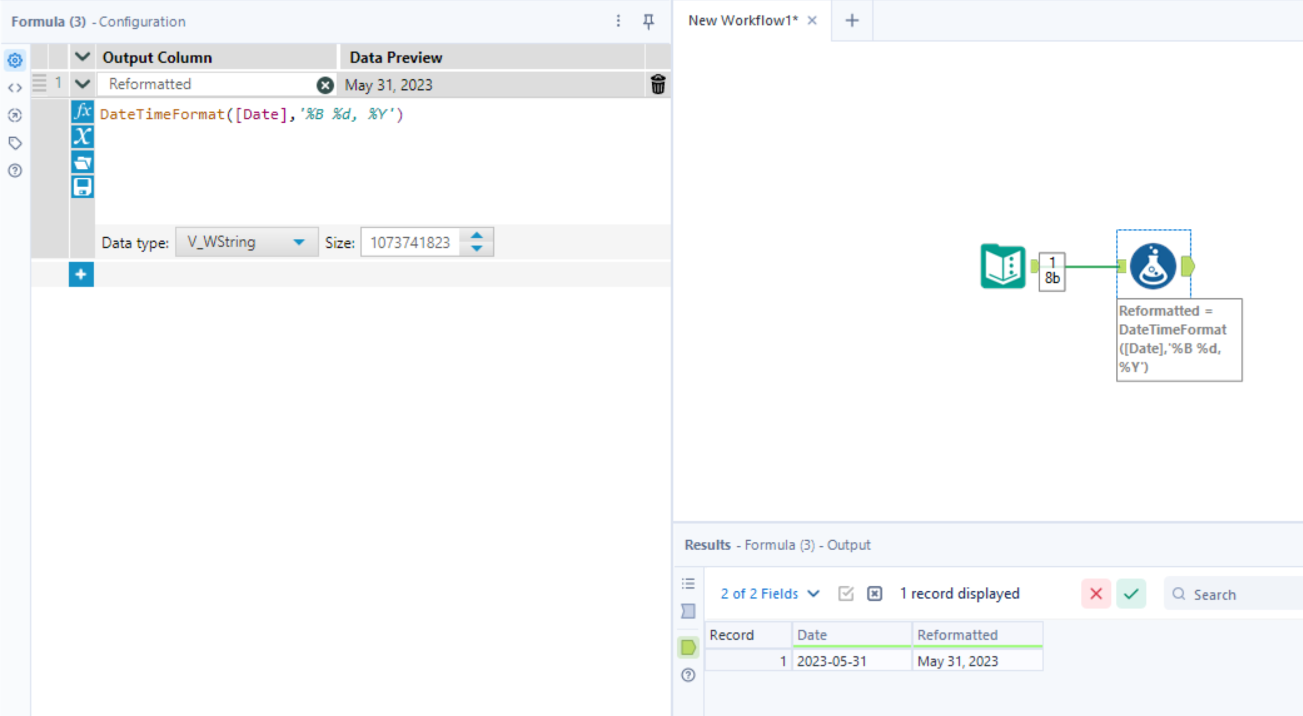 Solved: Formatting of Date Field - Alteryx Community