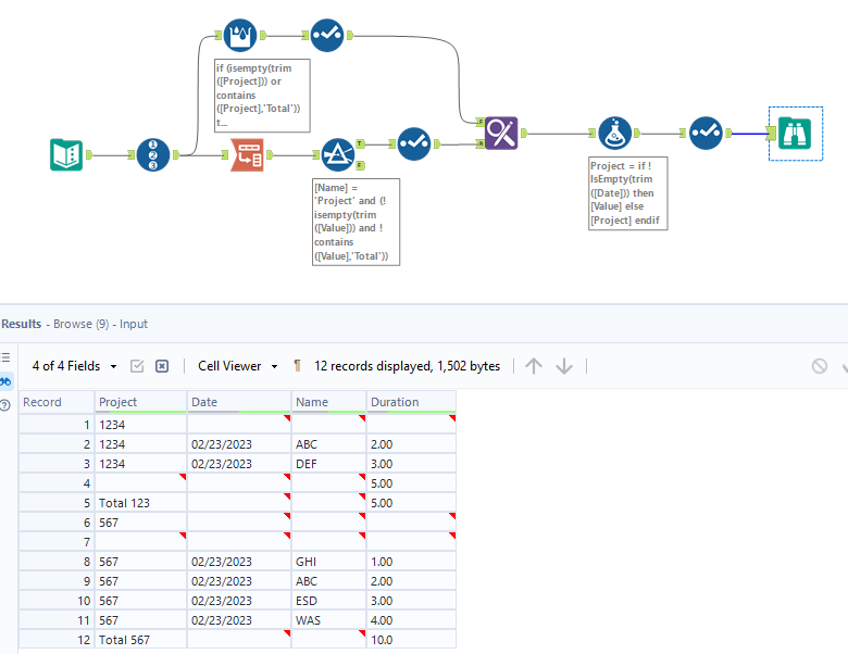 How to populate rows for one column - Alteryx Community