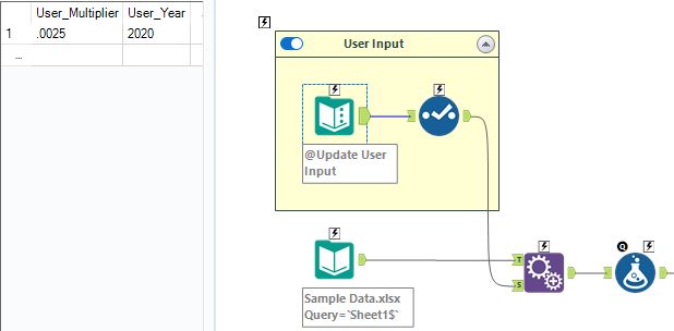 User Workflow Constant Update - Alteryx Community
