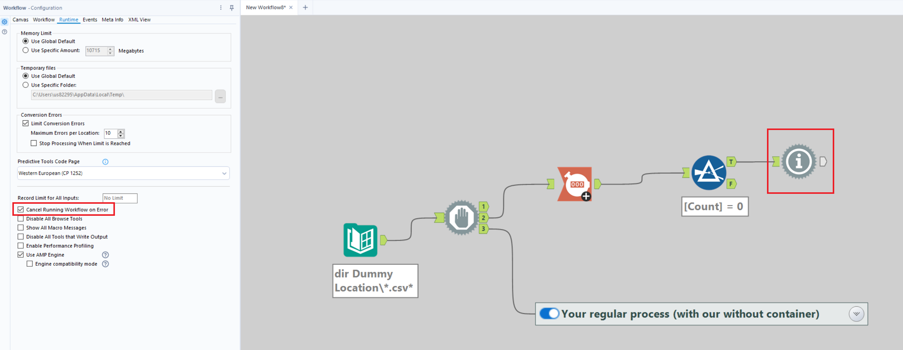 What to do when file doesn;t exits in folder - Alteryx Community
