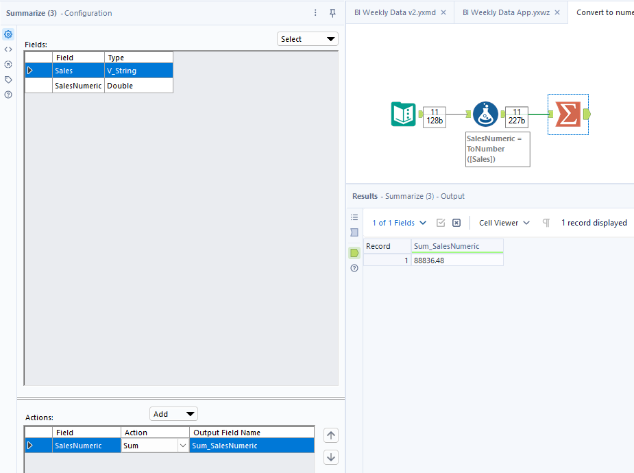 Solved: How to get the total when a column has negative va... - Alteryx Community