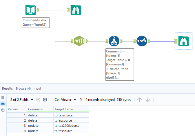 Solved: How to extract the table name and column name fro... - Alteryx ...