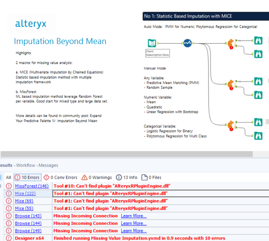 Expand Your Predictive Palette IV: Imputation Beyo... - Alteryx Community