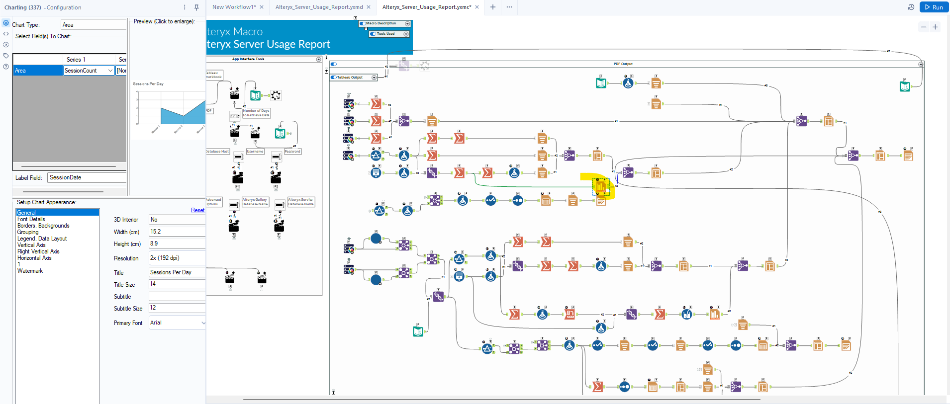 Alteryx Gallery Usage Report: Date not in chronolo... - Alteryx Community